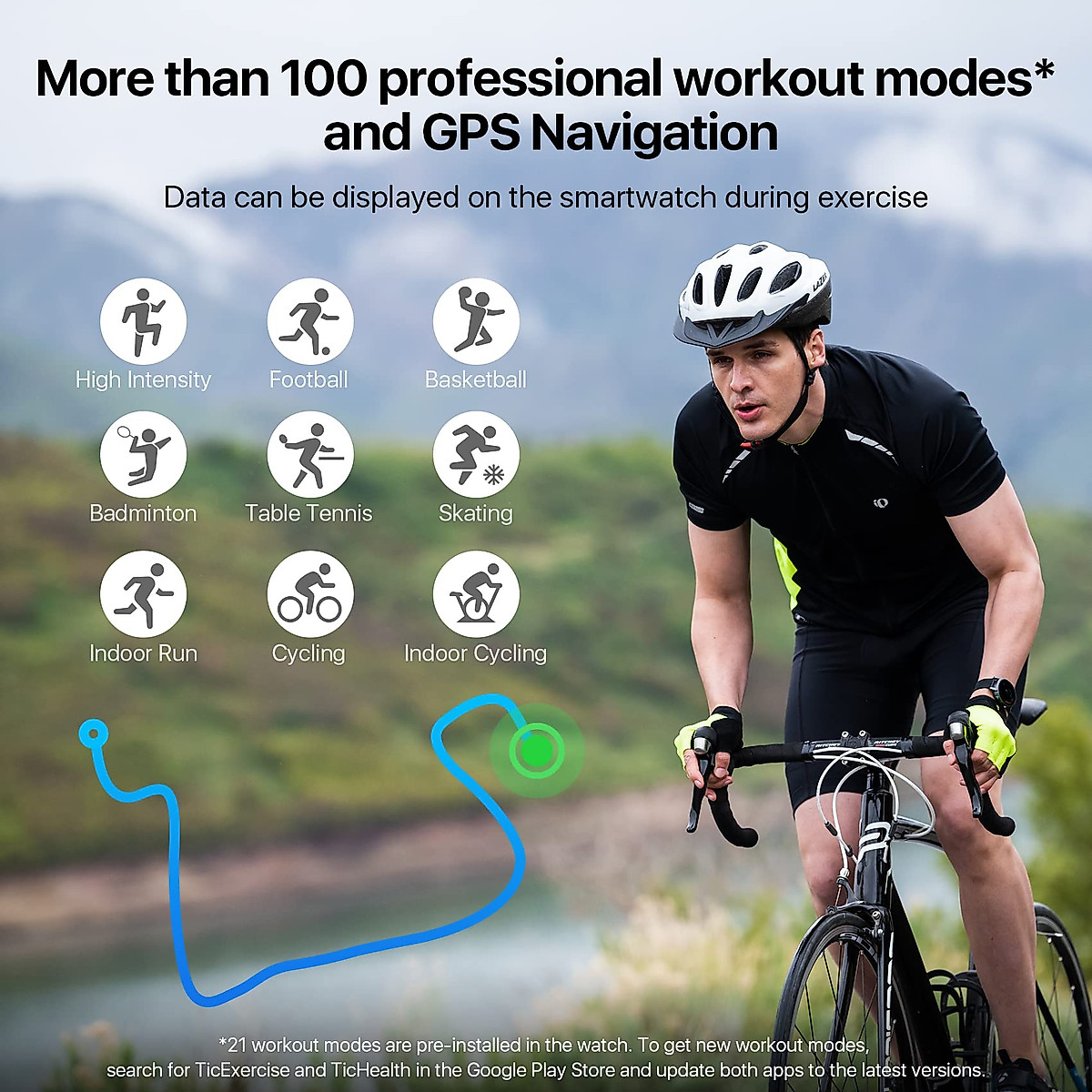 Ticwatch E3 Smart Watch Plus TicPods ANC True Wireless Earbuds Black, E3 Smartwatch Wear OS by Google Monitor Fitness Tracker GPS NFC Mic Speaker IP68 Waterproof iOS/Android Compatible