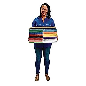 Colorations Construction Paper Classroom Pack, 9" x 12", 2200 Sheets, Assorted Colors, Heavyweight Construction Paper, Bulk Construction Paper, Craft Paper, Painting Paper, Coloring & Drawing Paper