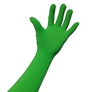 JOMOCARE Chromakey Gloves Green Chroma Key Glove Invisible Effects Background Chroma Keying Green Gloves for Green Screen Photography Photo Video… (Tight, Green x2Pairs)