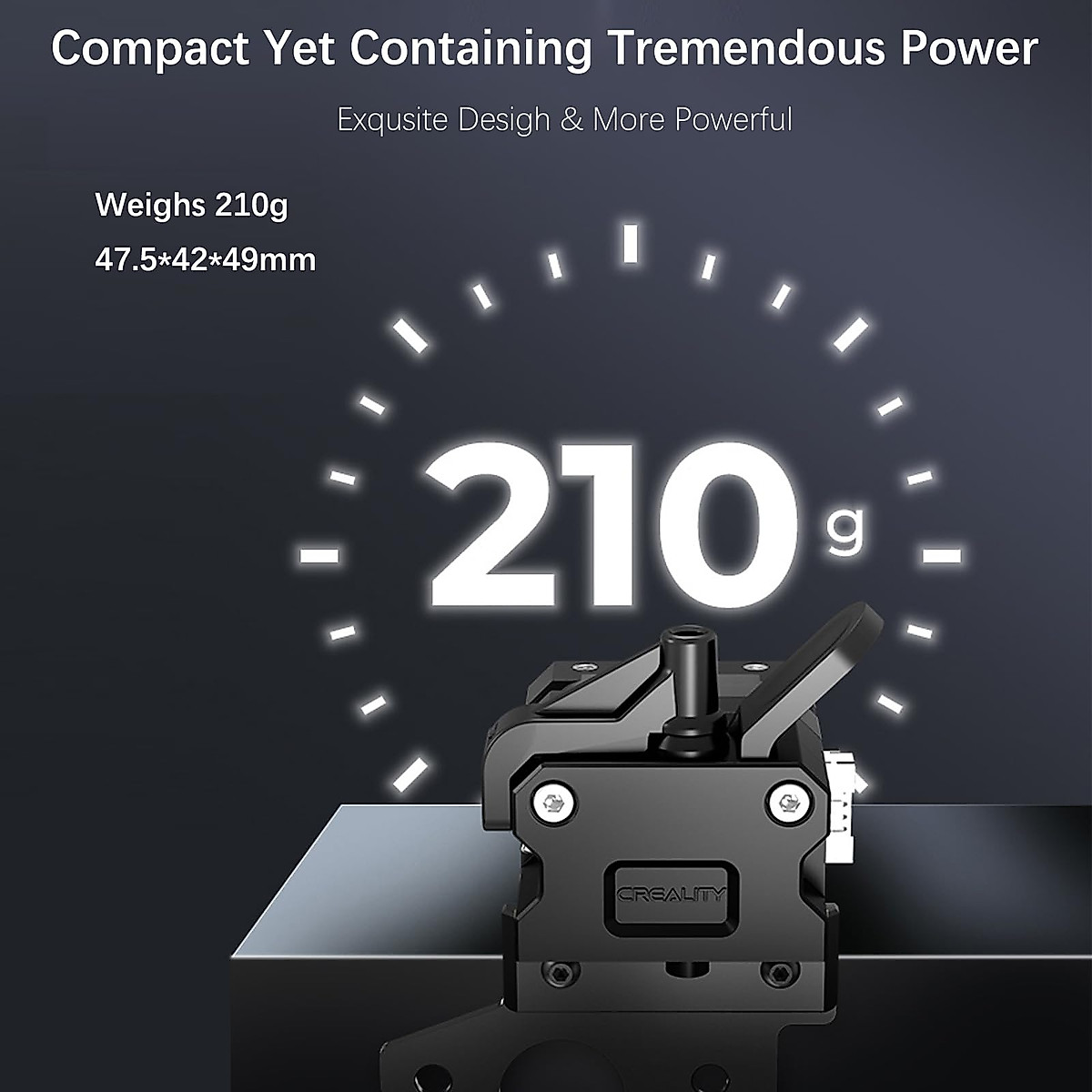 2023 Official Creality Ender 3 Sprite Direct Drive Sprite Extruder Kit, Dual Gear Extruder SE Creality Ender 3/Ender 3 V2/Ender 3 Pro/Ender 5/Ender 5 Pro/5 Plus/CR 10 3D Printers, for Ender Version