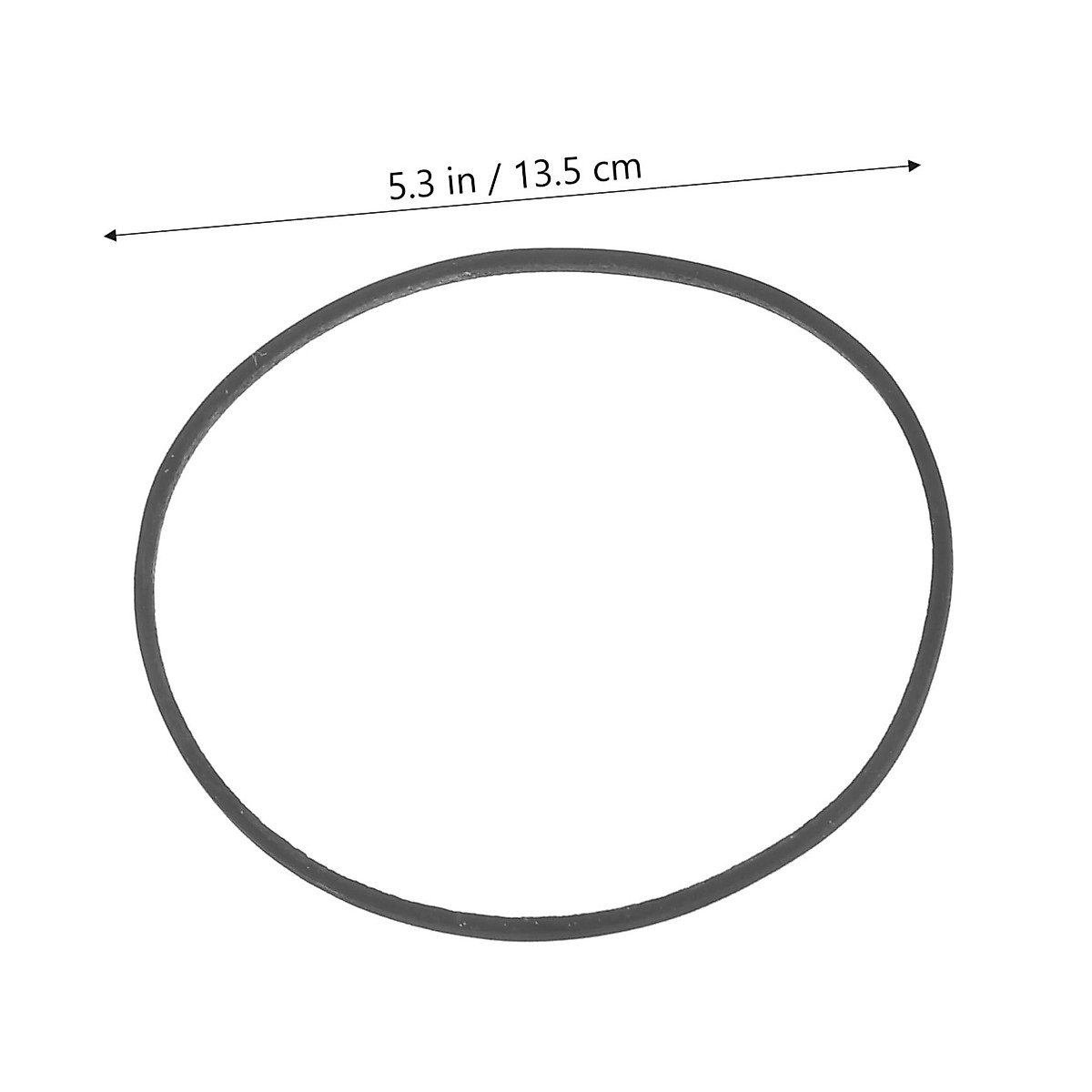 ibasenice 60pcs Cassette Belt Cassette Player Belts Replacement Cassette Belts 1mm Square Mixed 40-135mm