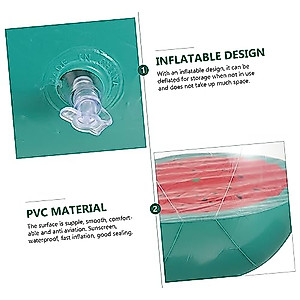 Alasum 1pc Watermelon Beach Ball Outside Toy Kids Swimming Pool Beach Balls for Kids Beach Pool Party Toy Summer Water Toy Watermelon Water Ball Inflatable Beach Ball Toy Inflatable Ball