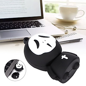 USB Flash Drive USB2.0 Memory Stick, Faceless Ghost Cartoon U Disk Drive Storage High Speed Thumb Drive, Data Transmission Portable for Computer/Laptop (64GB)
