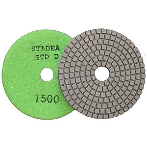 STADEA 4" Diamond Wet Polishing Pads for Wet Polisher Concrete Stone Polishing: Grit 30 grinding wheel
