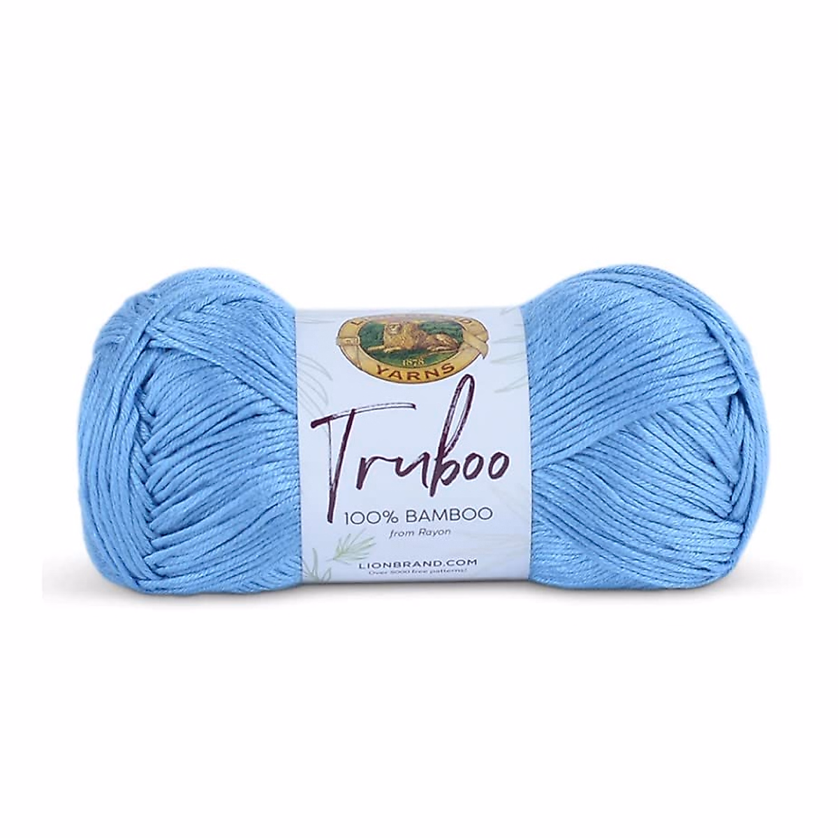 Lion Brand Yarn - Truboo - 6 Pack Assortment with Needle Gauge (Deep Waters)
