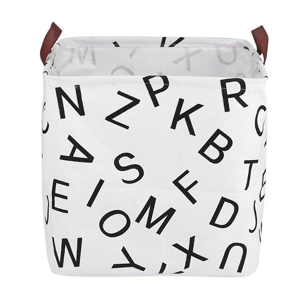 AKOAK 1 Pack Waterproof Laundry Basket Cotton and Linen Folding Storage Basket, Children's Toys Storage Bag, Laundry Basket Underwear Storage Box