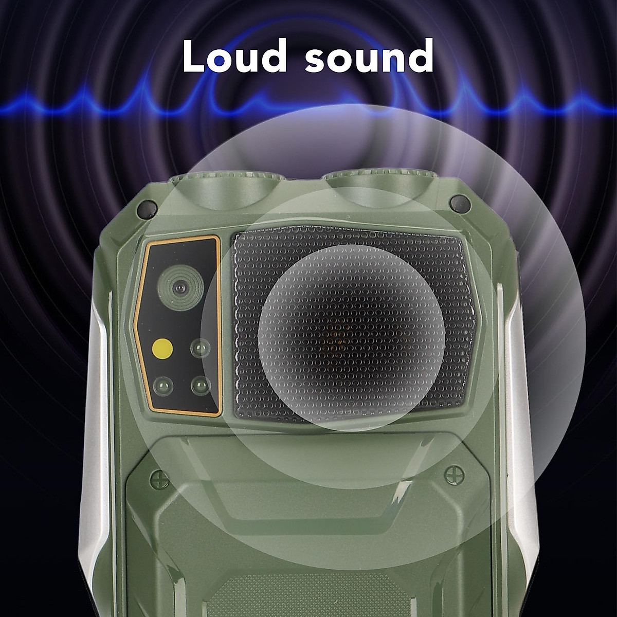 GOWENIC Rugged Senior Cellphone, 4G 4in Touch Screen, Large Button, 18000mAh Battery, LED Flashlight, Loud Sound, Quick Dial Phone,7.0, Extended Standby Time (Green)