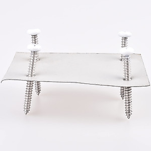 60 pcs # 8 X 1 1/2" White Screws White pan Head Machine Screws White rv Screws Twinfast Thread Cargo RV Zinc Plated Corrosion Resistance #2 Phillips Bit with Screw Bit