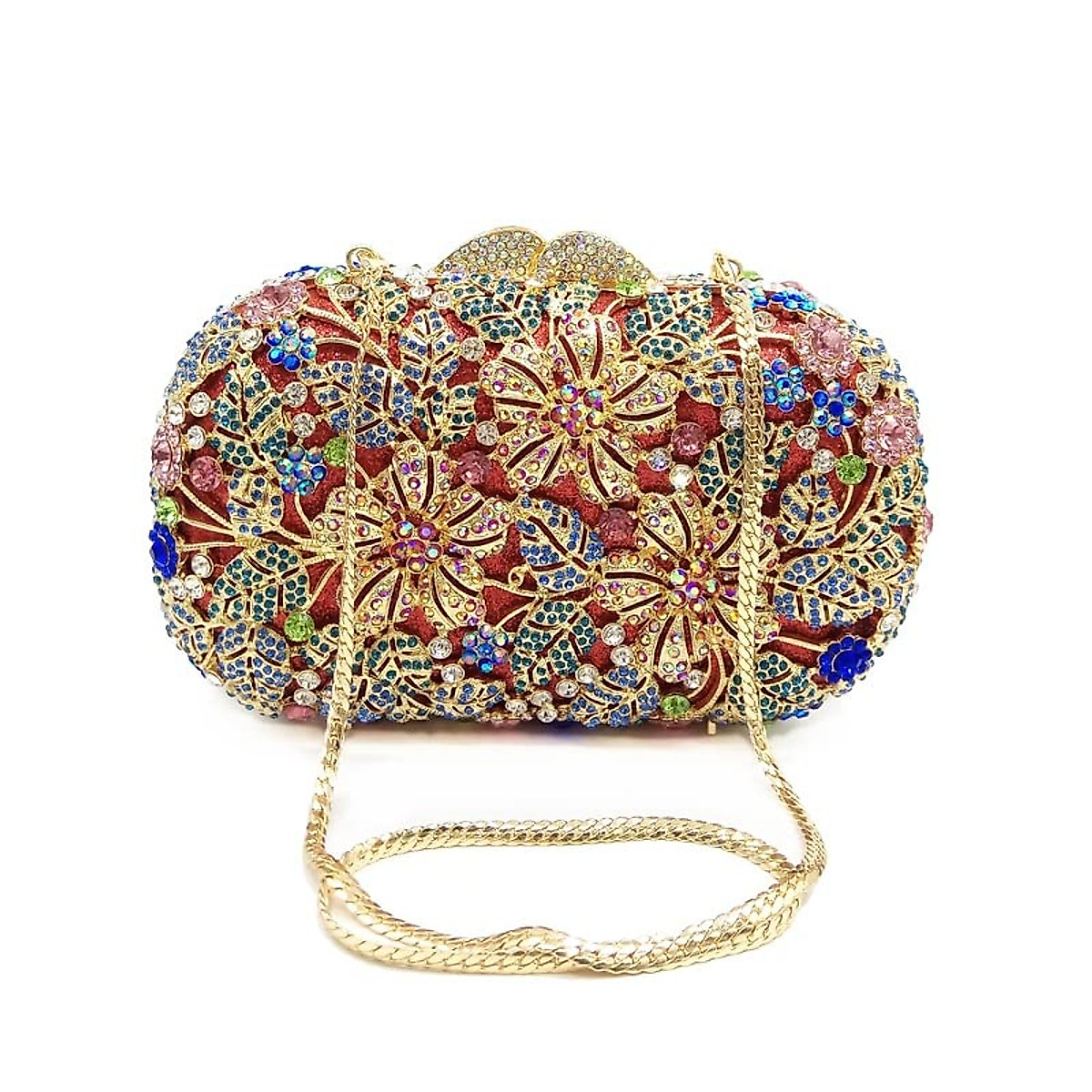 ZLXDP Women Evening Party Bag Crystal Clutch Bridal Wedding Party Wallet Purse Handbag