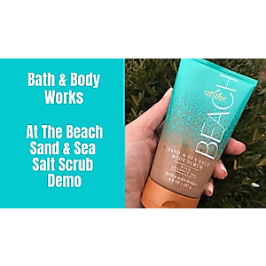 Bath & Body Works 6.6 Ounce Sand & Sea Salt Scrub with coconut oil At the Beach Scent (Packaging may vary)