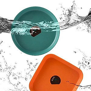 BAOSHILI Spit Bone Dish Household Food Grade 6 Inch Table Garbage Plate Snack Dessert Fruit Cake Dish Creative Home Kitchen storage tray (Square)