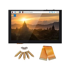 BIGTREETECH Upgrade PI TFT50 V2.1 TFT LCD Display DSI 800x480 for Raspberry Pi 4 3 2 Model B RPi 1 B B+ A A+ 3D Printer Controller (5in Capacitive Touch Screen)