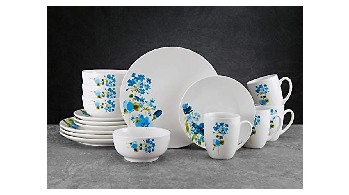 Studio Nova Painted Wildflowers Dinnerware Set for 4 | Elegant & Durable