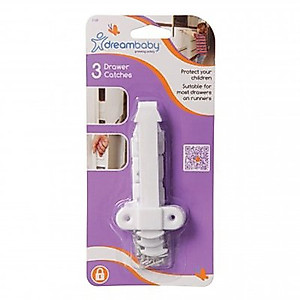 Dreambaby Child Safety Drawer Catches - 3 pack10