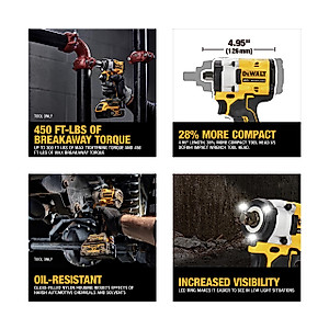 DEWALT ATOMIC 20V MAX* 1/4 in. Brushless Cordless 3-Speed Impact Driver one-pack Bare Tool (4Speed 3200IPM 1800IN*LB Brushless kit)