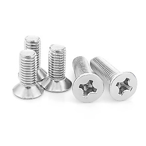 Car Brake Disc Rotor Screws, Stainless Steel Screw Rotor Brake Disc Retaining 93600-06014-0H, Retaining Screws for Front and Rear, Auto Replacement for City Civic Accord Odyssey Acura (16 PCS)