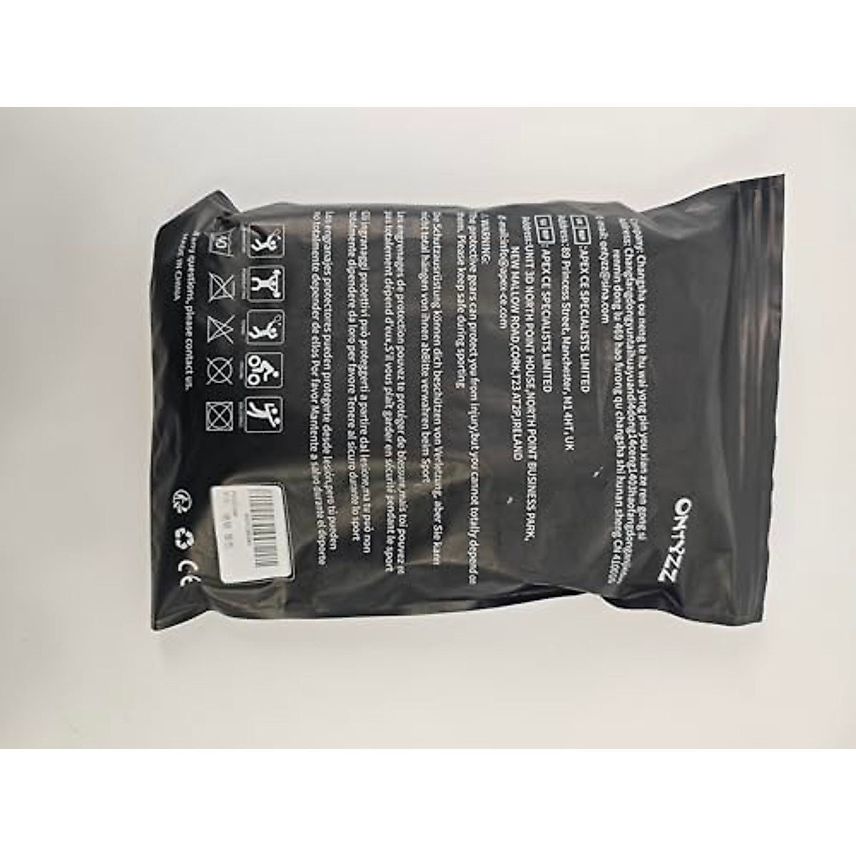 ONTYZZ Large Pencil Case with Double Zipper Multiple Compartment Pencil Pouch Durable Cosmetic Bag for Work Cosmetic Storage Black