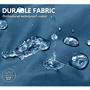 Little Donkey Andy Men's Lightweight Waterproof Rain Jacket Outdoor Rain Shell Coat for Hiking,Golf,Travel Blue Mirage Size L