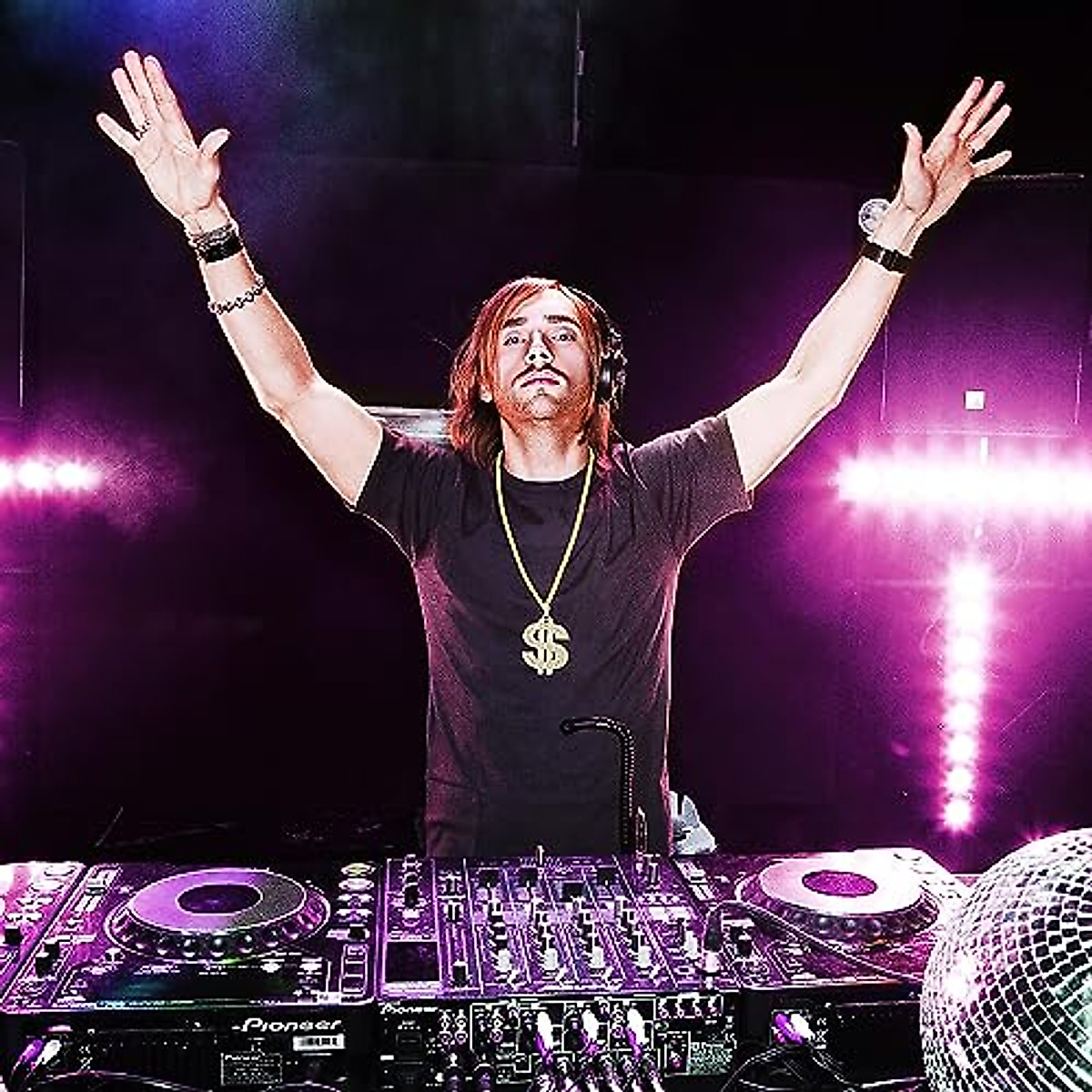 2 Pcs Hip Hop Gold Chain Accessories Mens Dollar Sign Necklaces Money Necklace Fake Gold Chain Pendant Necklace Simple Gold Party Prom Necklace Money Sign Necklace for Men Long Gold Plated Necklace