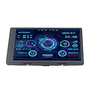 MOOKEENONE Secondary Screen Monitor Display IPS Full Viewing Angle 320x480