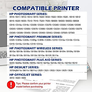DOUBLE D 564XL Compatible Ink Cartridge Replacement for HP 564XL 564 XL High Yield for HP Photosmart 7520 6520 5520 5510 Deskjet 3520 3522 Officejet 4620 Printer (5 Black)