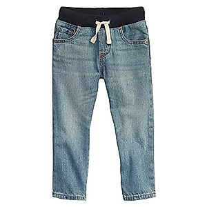 GAP Baby Boys Pull-on Slim Jeans, Medium Wash, 0-3 Months US
