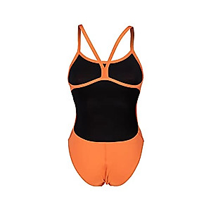 Arena Women's Standard Team Swimsuit Challenge Solid, Nespola-Asphalt
