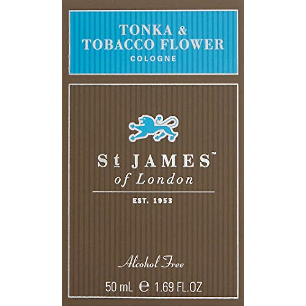 St James of London Tonka & Tobacco Flower Cologne, 1.69 Fl Oz