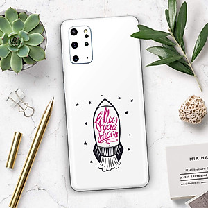 DesignSkinz Follow Your Dreams Protective Vinyl Decal Wrap Skin Cover Compatible with The Samsung Galaxy S20 (Screen Trim & Back Glass Skin)