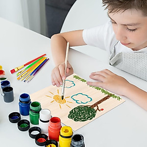 DIYDEC 18 Pack Basswood Sheets 6X 6 x 1/16 Inch Thin Plywood Wood Sheets Unfinished Wood Squares Boards Balsa Wood Sheets for Crafts Architectural Models Laser Cutting Wood Burning and Drawing