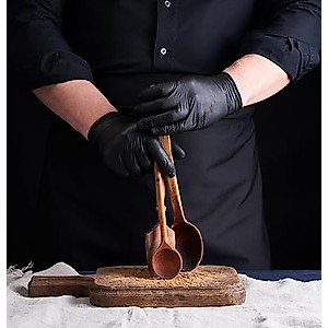 1000 Count Medium - Black Vinyl Glove - for Cleaning,Cooking and more