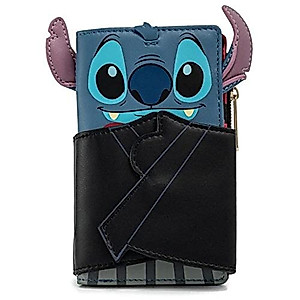 Loungefly Disney Vampire Stitch Bowtie Wallet