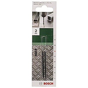 Bosch 2609255002 Metal Drill Bits HSS-R with Diameter 2.0mm