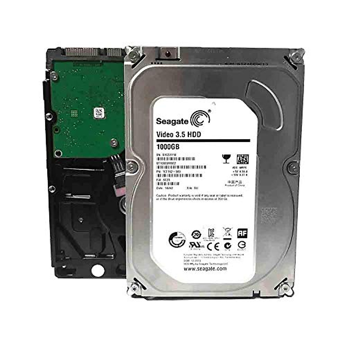 Seagate Pipeline HD (ST1000VM002) 1TB 5900RPM 64MB Cache SATA 6.0Gb/s 3.5inch Surveillance Hard Drive - 2 Year Warranty (Renewed)