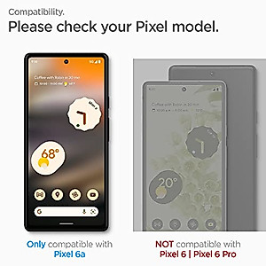 Spigen Tempered Glass Screen Protector [GlasTR AlignMaster] designed for Pixel 6a (2022) - 2 Pack