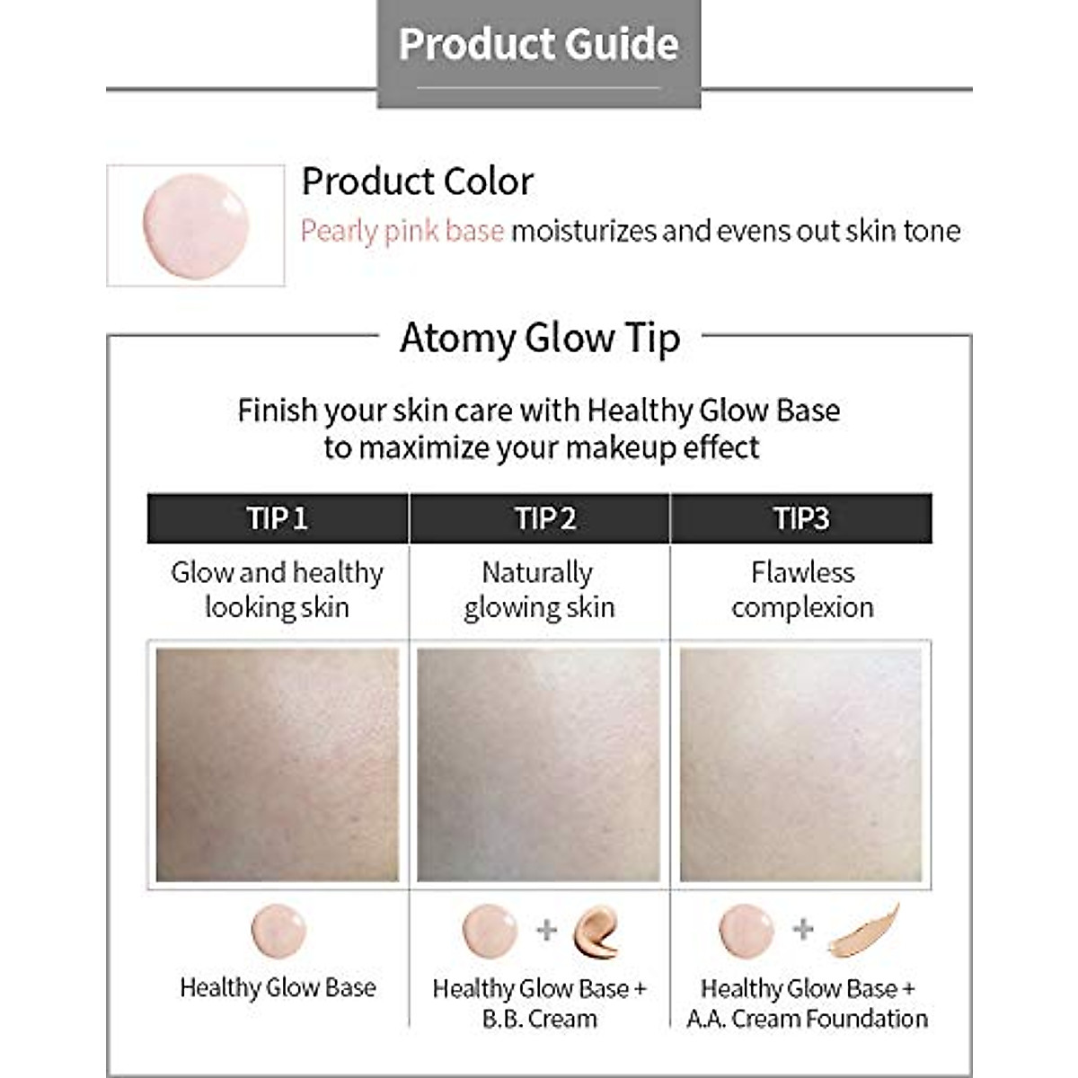 Glow Base_Complexion to create a radiant and glowing finish