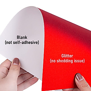 Koogel Glitter Cardstock Paper, 36 Sheets Sparkly Paper A4 Premium Craft Cardstock 18 Colors for Card Making Paper Crafting Scrapbook 250GSM