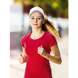 24 Pieces Mesh Trucker Hats Sport Baseball Caps Adjustable Trucker Golf Dad Hat Bulk for Unisex Men Women Teen Sports Workout (White)