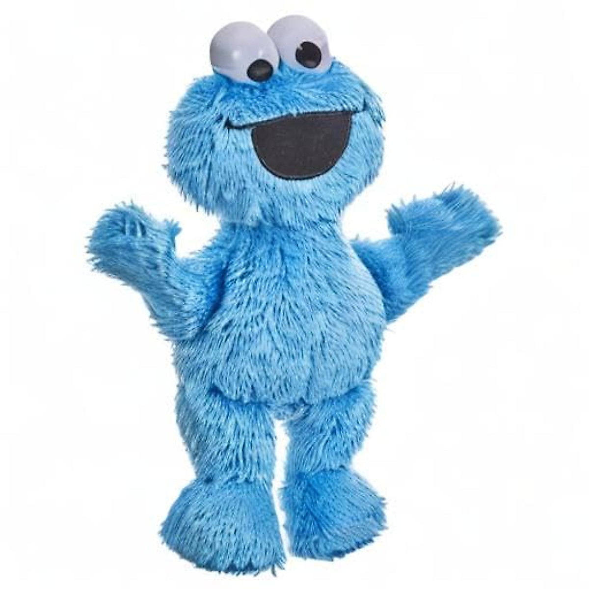 Sesame Street Little Laughs Tickle Me Cookie Monster, Talking, Laughing 10-Inch Plush Toy for Toddlers, Kids 12 Months and Up