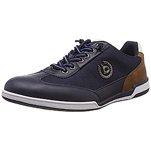 Bugatti Men's Low-Top Sneakers, Blue Dark Blue 4100, 9