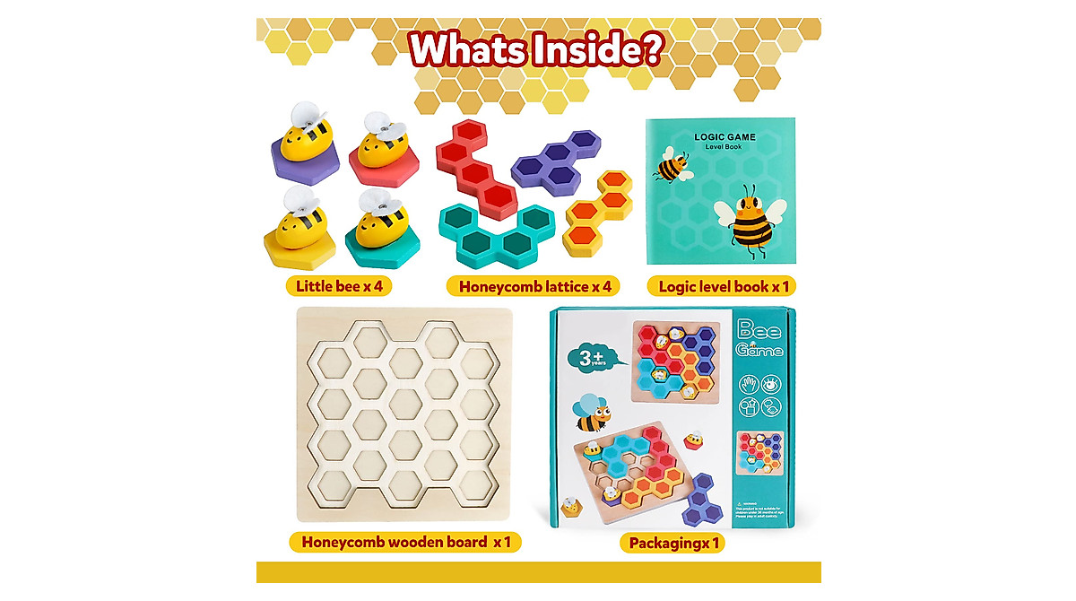 Brain Teasers Logic Game - Montessori Puzzle for Kids