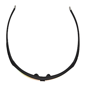 Rawlings Change Up Spotter Youth Baseball Sunglasses, Matte Black/Red Mirror, 64mm