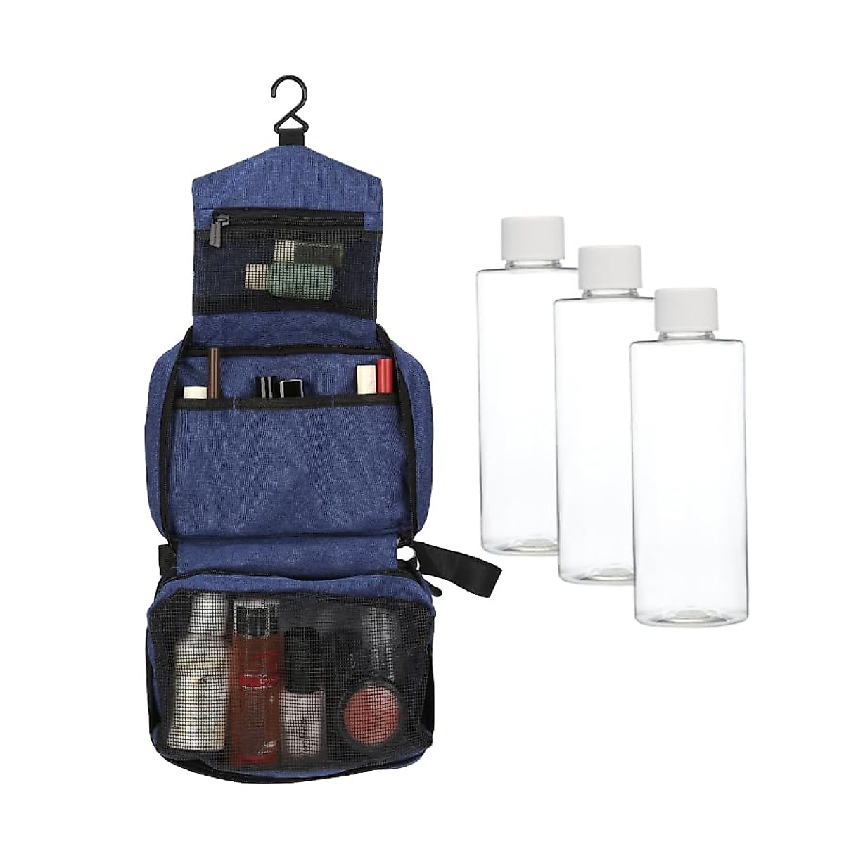 Cadet Home Solutions USA-Made Refillable Bottles (Plastic Screw-Top 3pack 4oz)