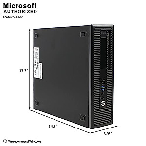 HP Business Desktop ProDesk 600 G2 Desktop Computer - Intel Core i5 (6th Gen) i5-6500 3.20 GHz - 8 GB DDR4 SDRAM - 256 GB SSD (Renewed)