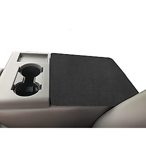 MOEBULB Center Console Lid Armrest Soft Pad Protector Cushion Cover Compatible for 2010-2018 Ford F150 F250 Truck SUV (without Latch Opening Hole)