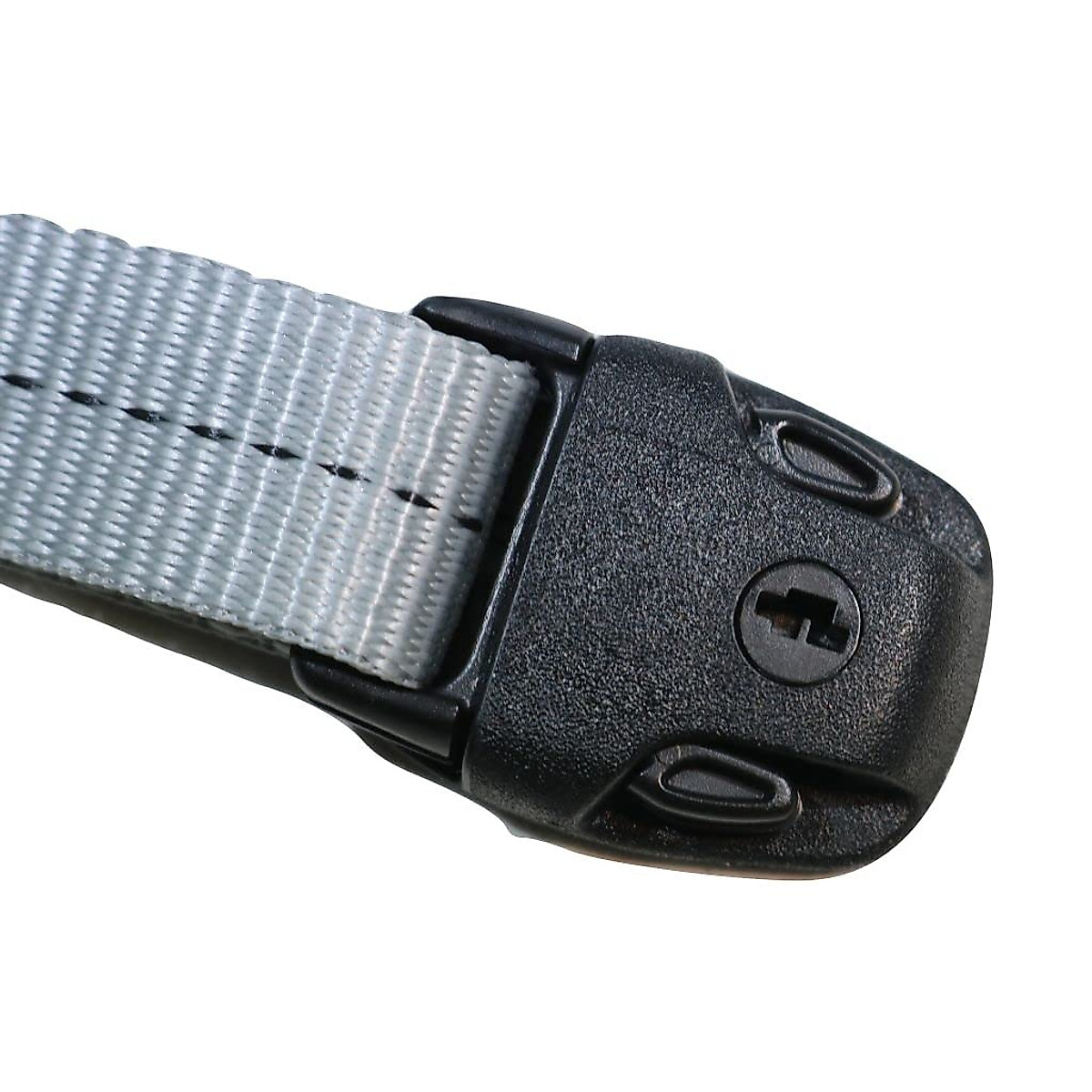 Hot Tub Spa Cover (2) Straps w/ (4) Locks & Keys - 12 feet, Adjustable, Kit w/Screws (Grey) Made in USA