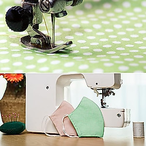 Misscrafts 56pcs Quilting Fabric 100% Cotton Craft Fabric Bundle 10x10 Inches Squares Fat Quarters Multicolored for Patchwork DIY Sewing Scrapbooking