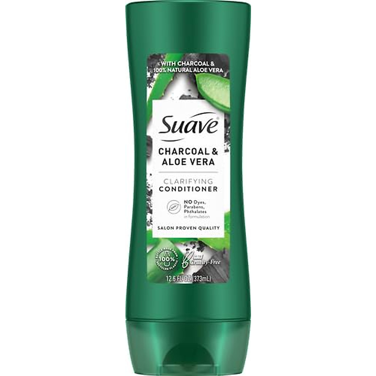 Suave Professionals Clarifying Conditioner for Oily Hair Charcoal Aloe Vera Paraben Free 12.6 oz
