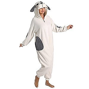 vavalad Adult Dog Onesie Pajamas Cosplay Animal Plush Homewear Sleepwear Costume Women Men