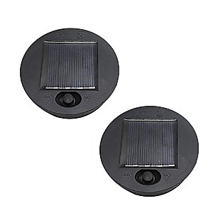 CALIDAKA Solar Lantern Top Replacement Solar Light Replacement Parts Solar Light Replacement Top for Outdoor Hanging Lanterns Garden Patio Walkway Yard Decoration Gifts Table Home